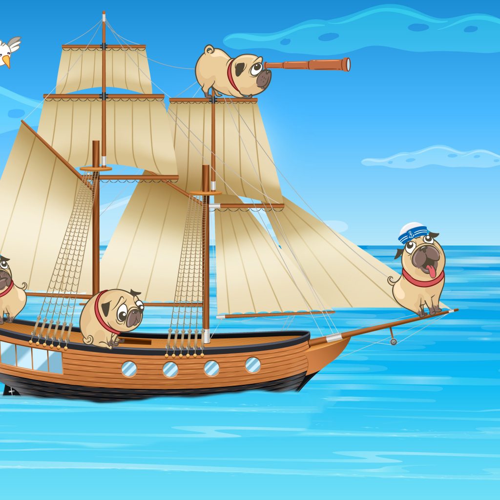 Pugs To America | Kooky Pugs